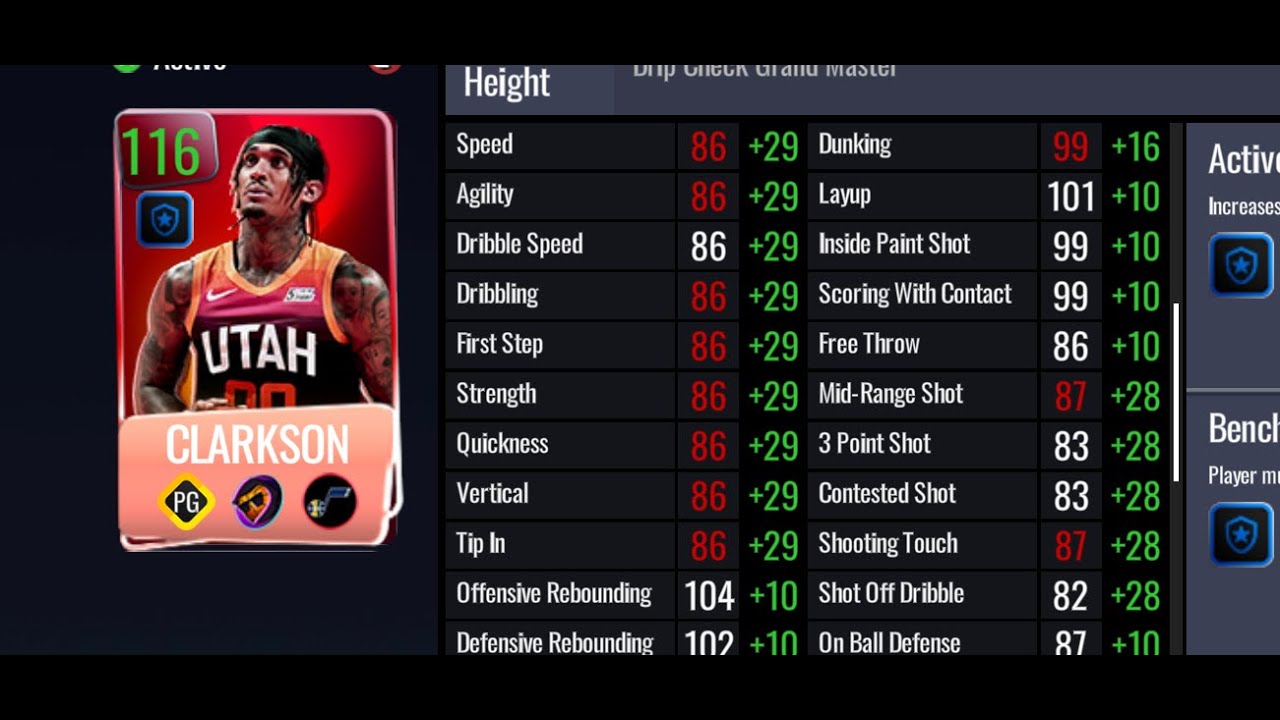 116 OVR DRIP CHECK GRANDMASTER JORDAN CLARKSON GAMEPLAY! NBA LIVE ...