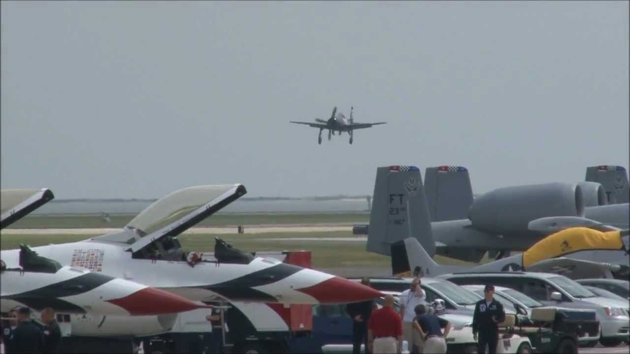 2011 AirPower Over Hampton Roads - Dan Friedkin & the F8F Bearcat - YouTube