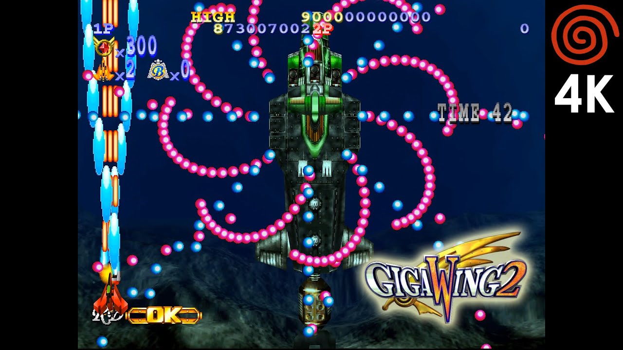 Giga Wing 2 (4K / 2160p / 60fps) | Redream Emulator (Premium) on PC ...