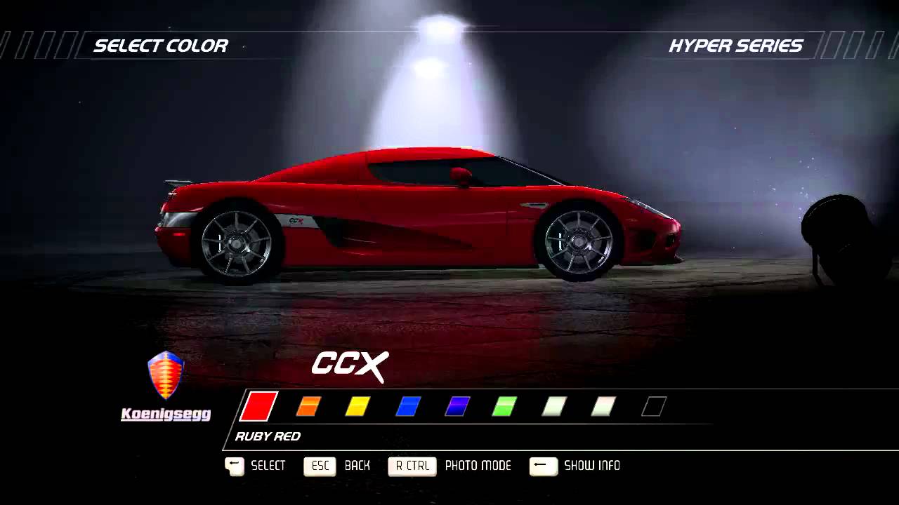 NFS Hot Pursuit - Presenting Koenigsegg CCX - Hyper Series - YouTube