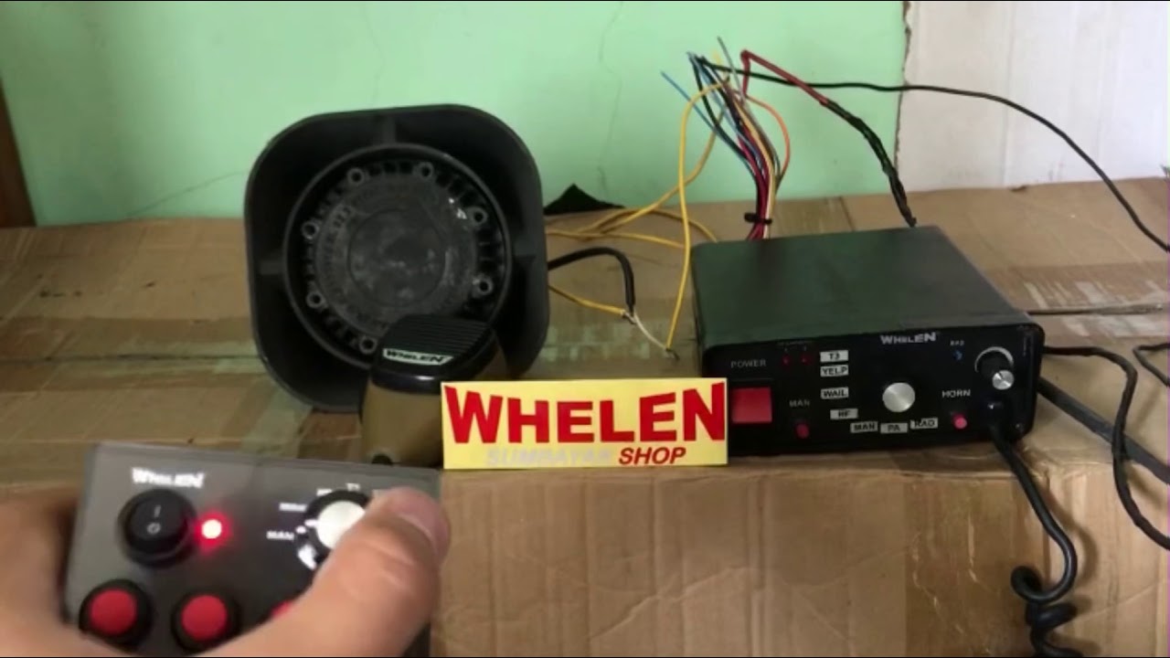DEMO WHELEN 295HFSA1 + WHELEN SA315P - YouTube