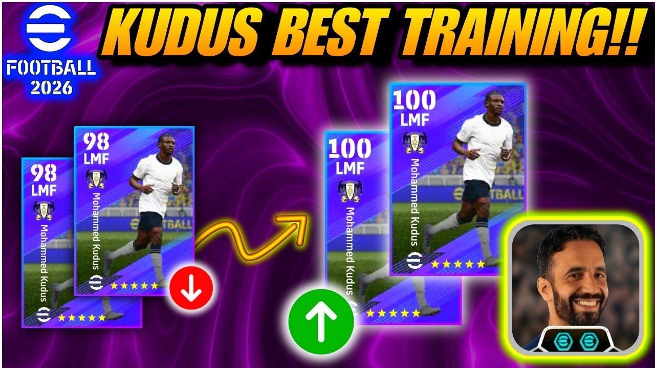 New Mohammed Kudus Secret Training! 🤫🔥 | Kudus Efootball 26 | efootball ...