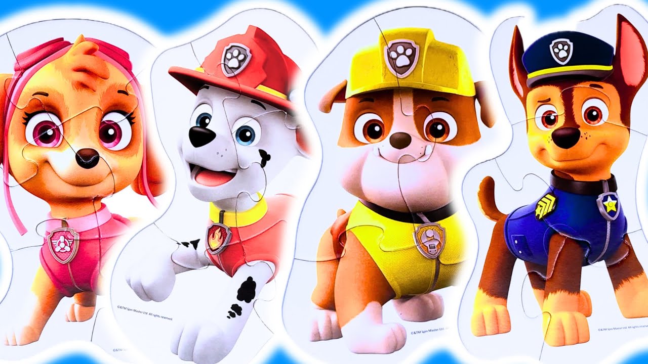 SKY MARSHALL RUBBLE CHASE PAW Patrol Puzzle / Щенячий Патруль Пазл ...