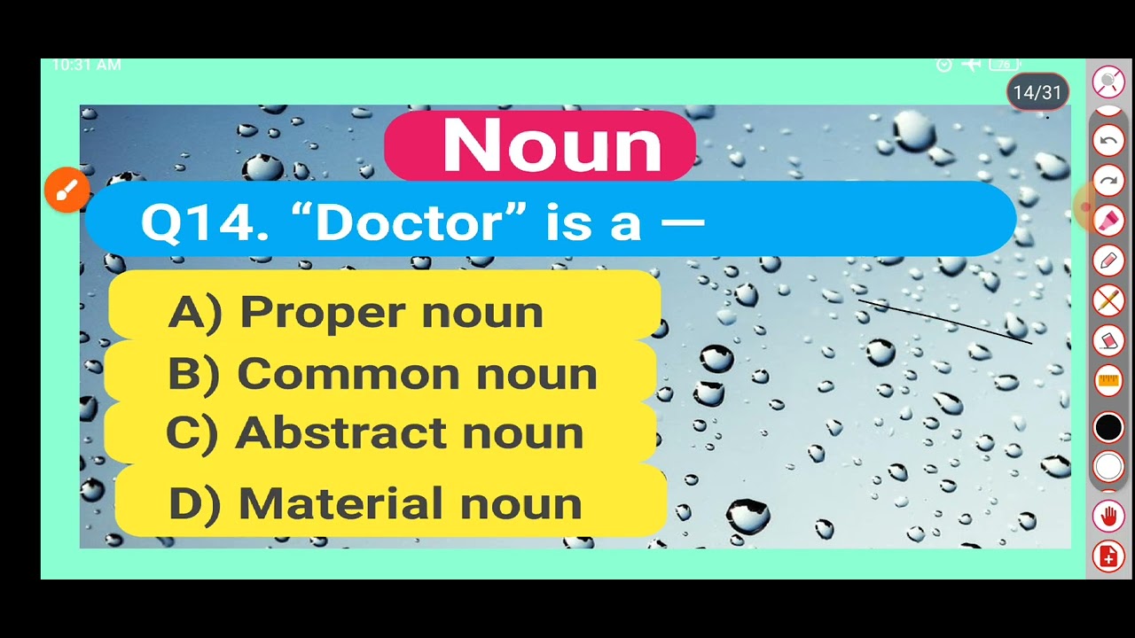 “Noun MCQ | Noun Description MCQ | English Grammar | Exam Special ...