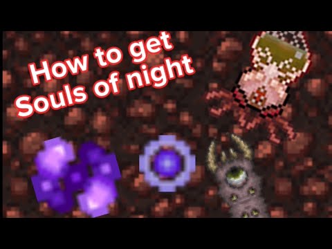 How to get souls of night in Terraria - YouTube