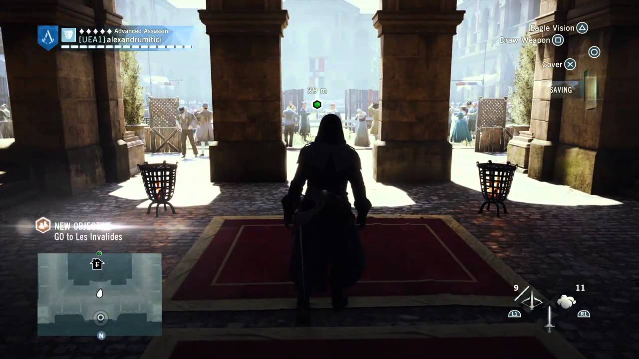 Assassin's Creed Unity co-op "The tournament" solo walkthrough - YouTube