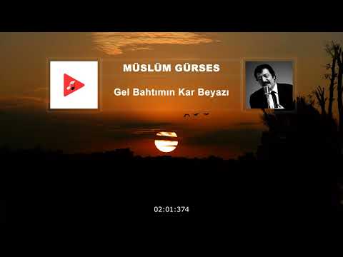 Müslüm Gürses - Gel Bahtımın Kar Beyazı (Sözleri) | 4K