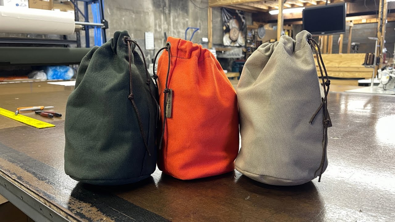 Drawstring Round Bottom Bag by Coalcracker - YouTube