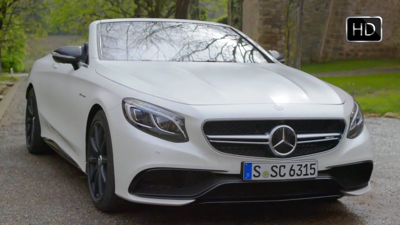 2017 Mercedes S63 AMG 4MATIC Cabriolet Exterior & Interior Design HD ...