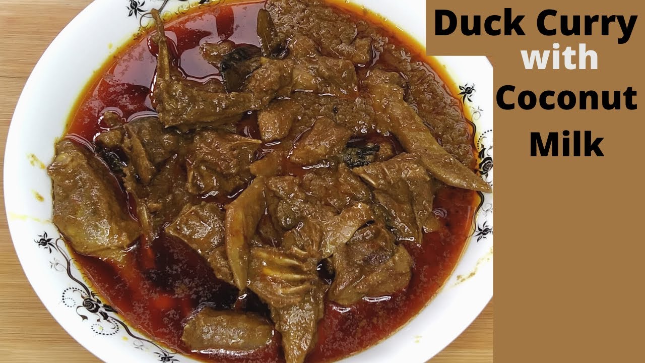 Duck Curry with coconut milk | easy and simple recipe - YouTube