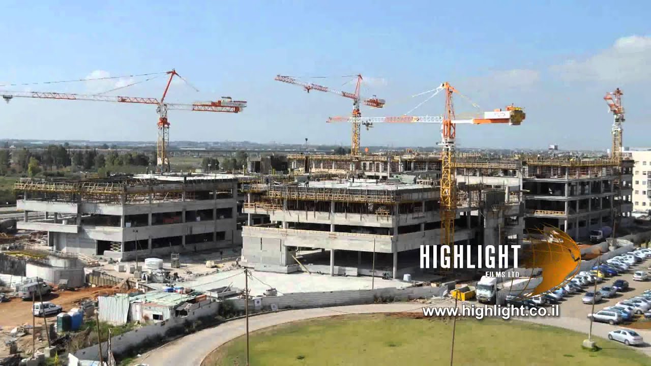 Israel time lapse video of building construction in central Israel ...