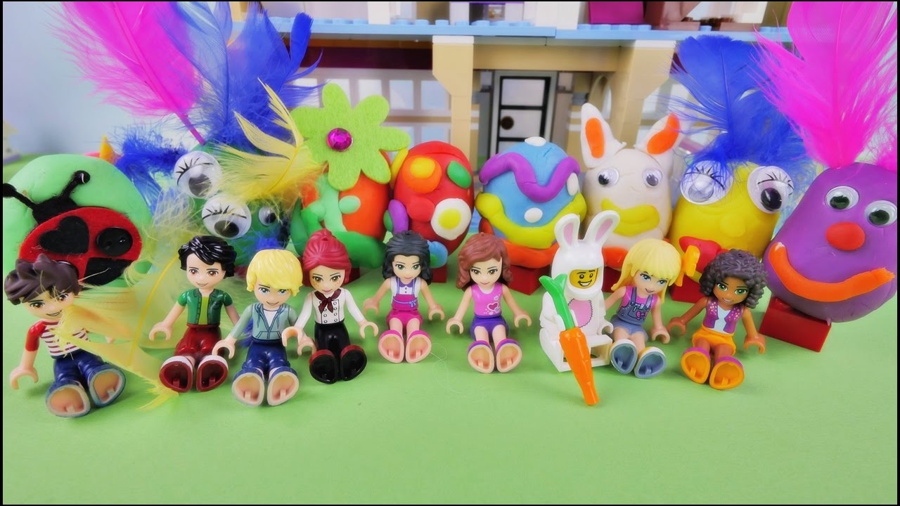 Pisanki na Wielkanoc w szkole - Bajka po polsku z klockami Lego Friends ...