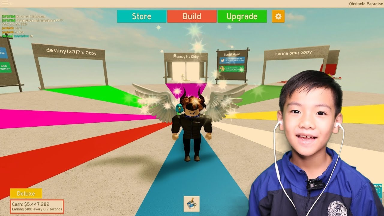 ROBLOX OBSTACLE PARADISE Gameplay - YouTube