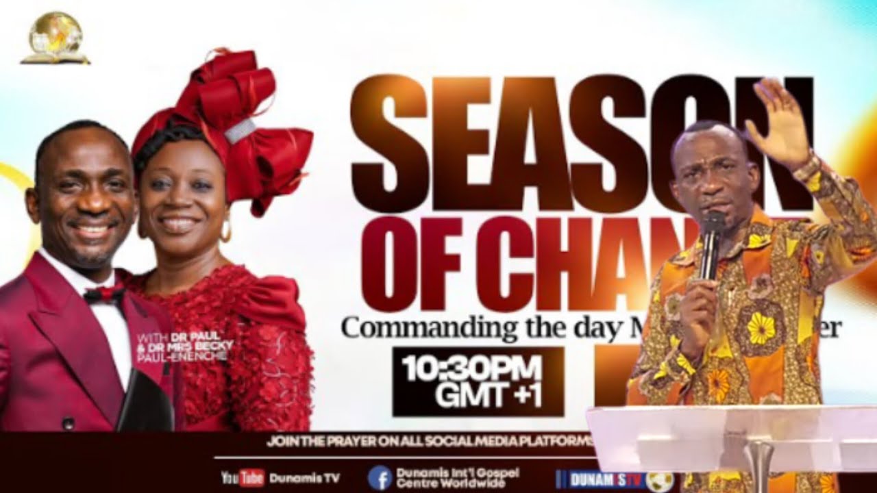 SEASON OF CHANGE PROPHETIC DECLARATION. 12-4-2025 - YouTube