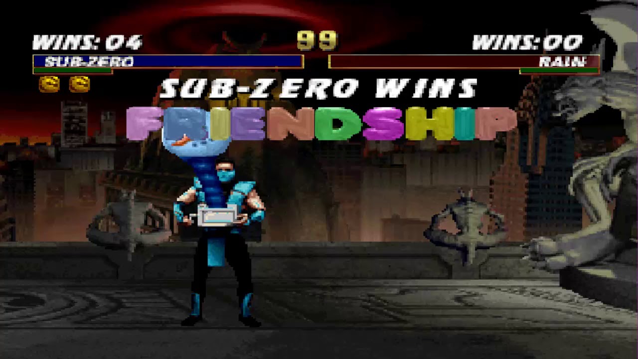 Mortal Kombat Trilogy: Sub Zero Fatality,Babality,Frendship,Animality ...