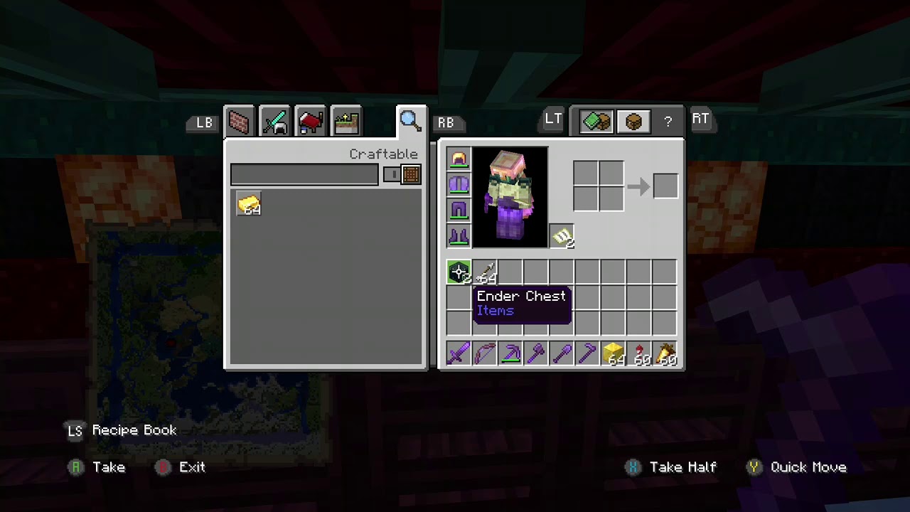 Trading a stack of gold blocks in Minecraft - YouTube