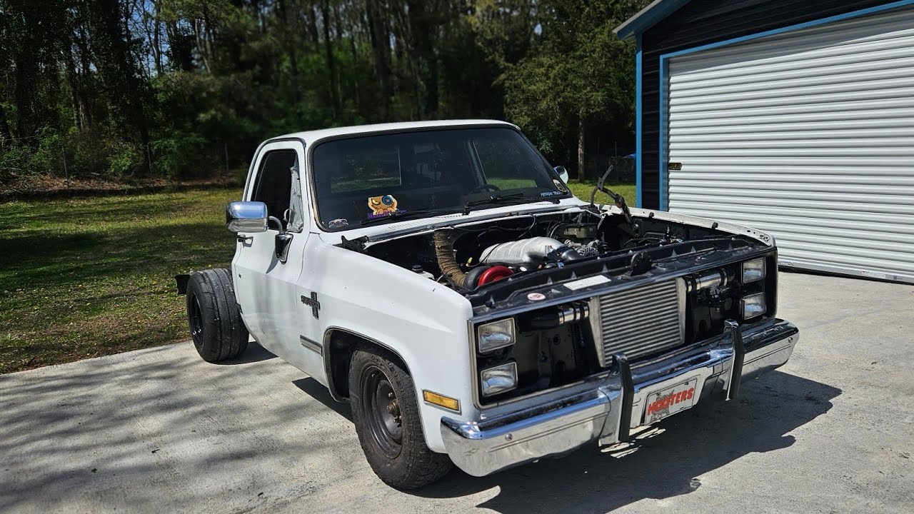 turbo ls swap c10 ready for dyno - YouTube