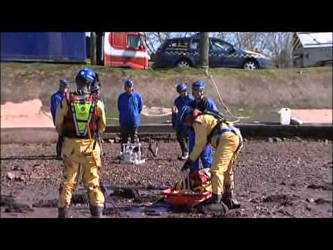 Coastguard Rescue Officers - Mud rescue - YouTube