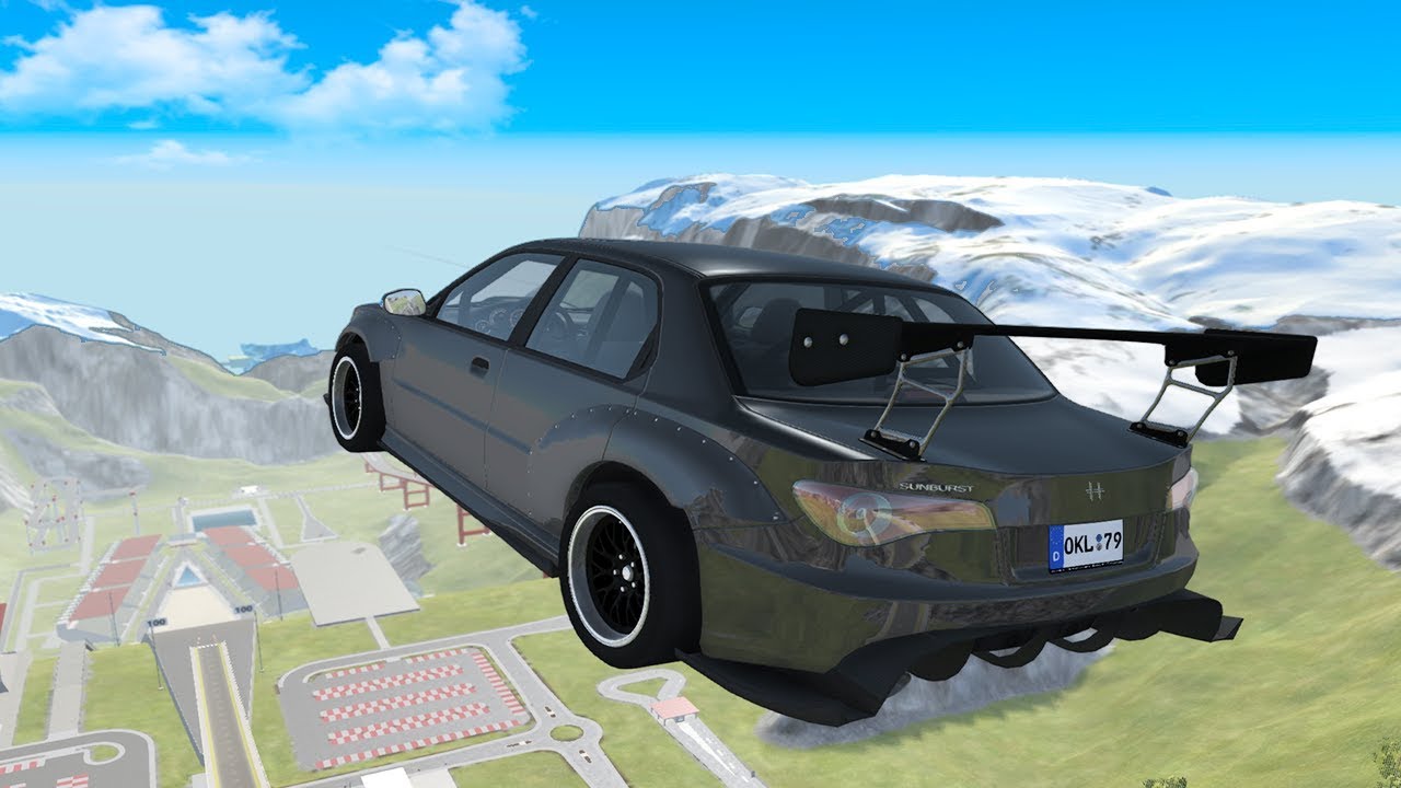 High Speed Ramp Jumps #12 - BeamNG.drive - YouTube