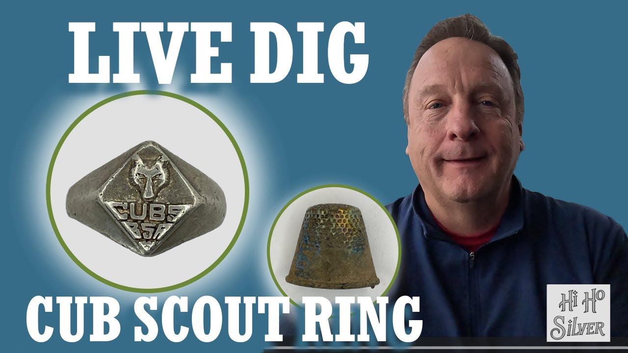 Live Dig! Vintage Sterling Cub Scout Ring! Hi Ho Silver! Watch her get ...