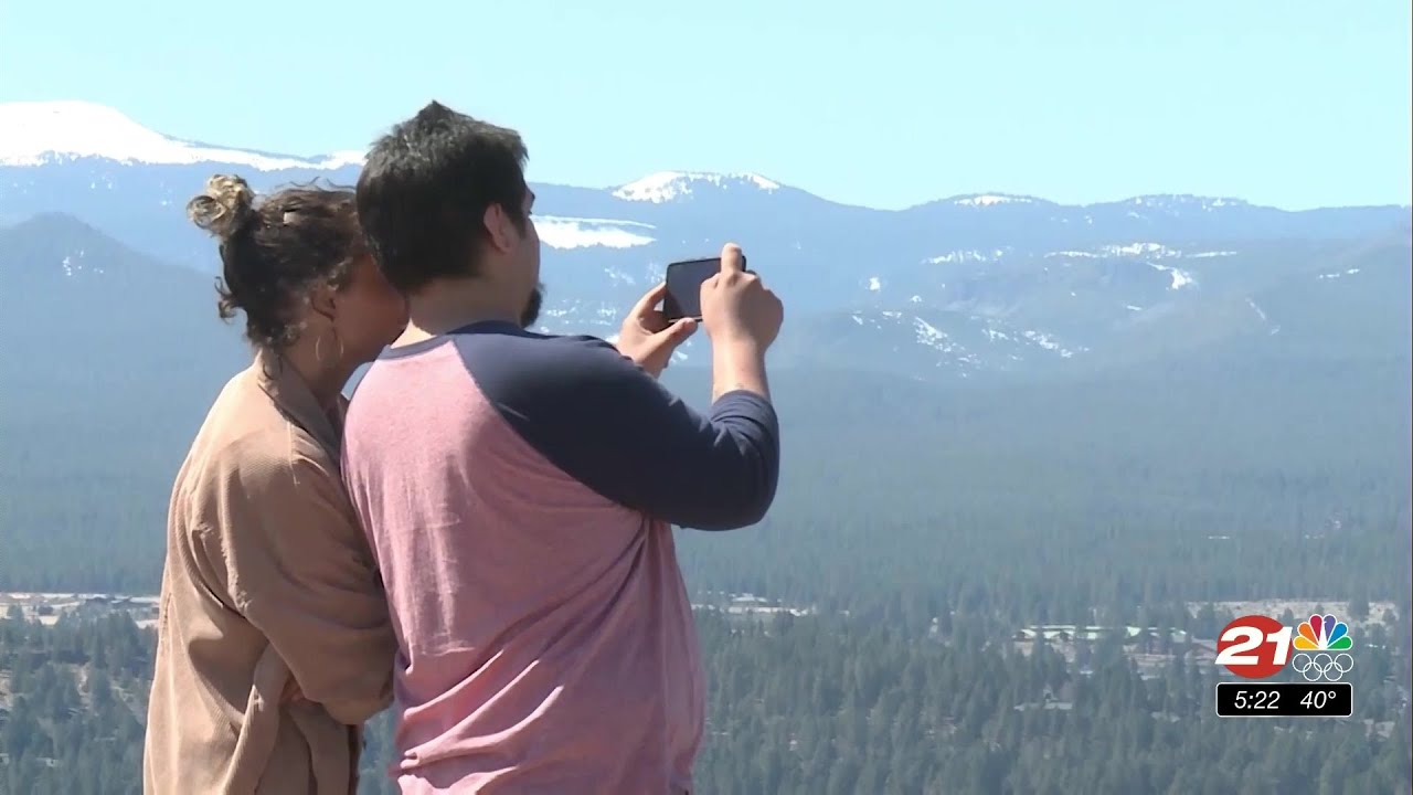 Drive up Pilot Butte reopens again - YouTube