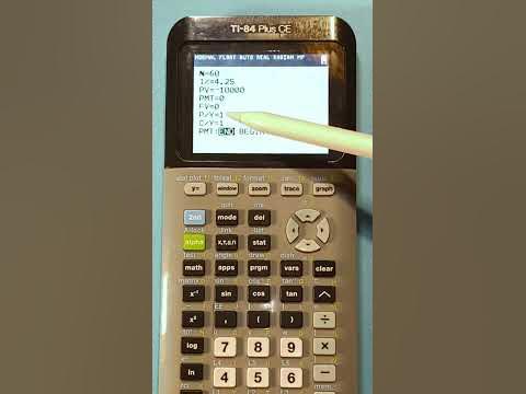 TI 84 TVM Solver - How to use the Finance App on your GDC - YouTube