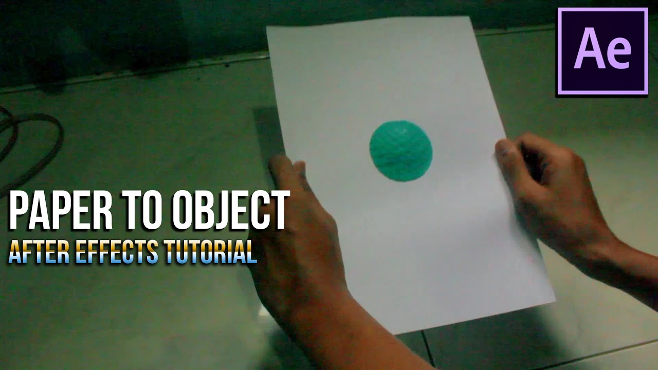 After Effects Tutorial - Paper To Object #6 (Zach King) [INDONESIA ...
