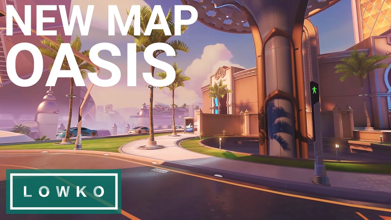 Overwatch: NEW MAP OASIS - Full Map Overview! - YouTube