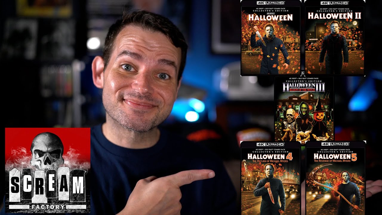 NEWS: Scream Factory Official! HALLOWEEN 1 - 5 In 4K Coming In ...