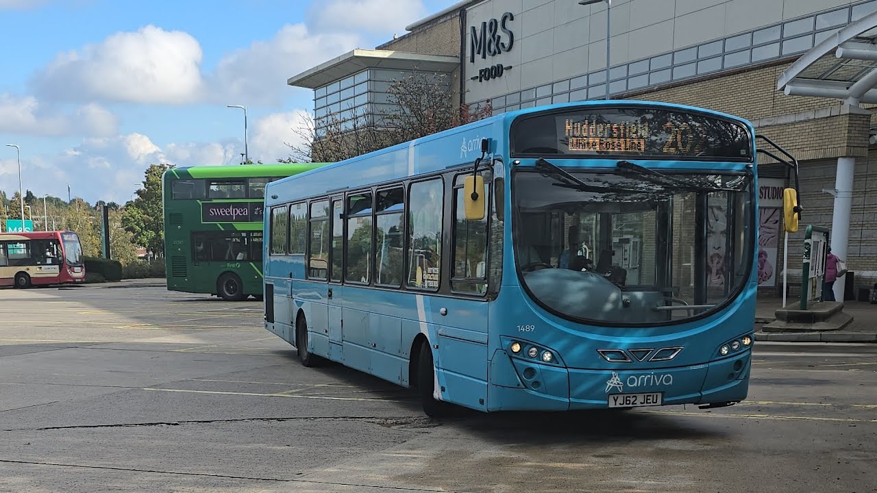 (Arriva Yorkshire 1489 YJ62JEU) On 202 To Huddersfield - YouTube