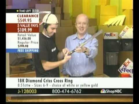 Shawn Wilsie hosts ShopNBC 2004 fall clearance event - YouTube