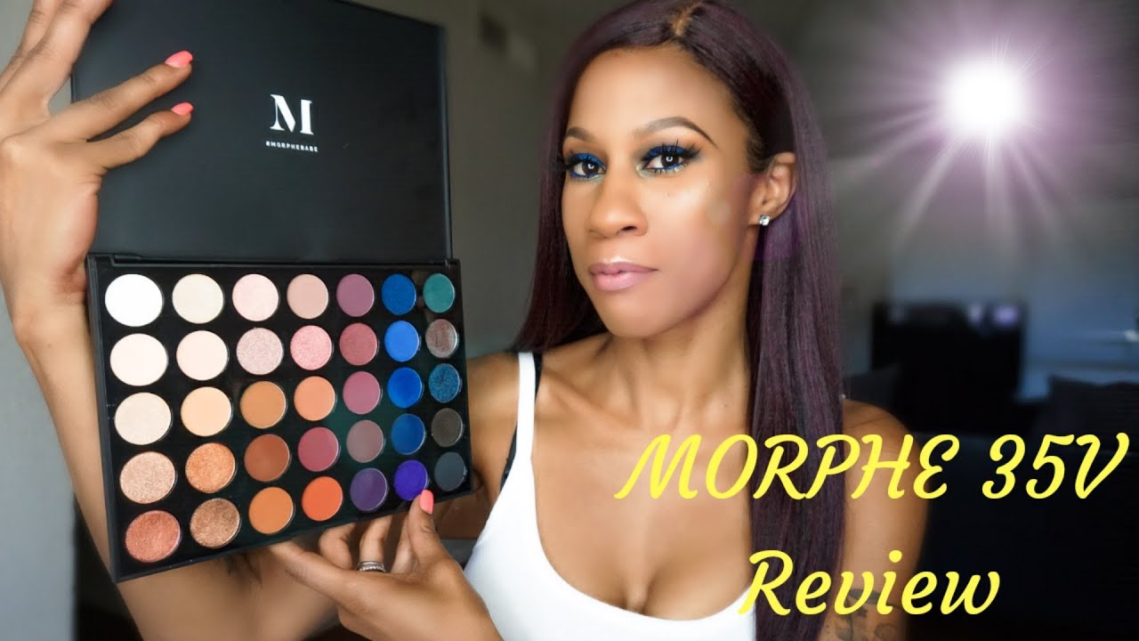 NEW!! MORPHE 35V PALETTE REVIEW & SWATCHES!! - YouTube