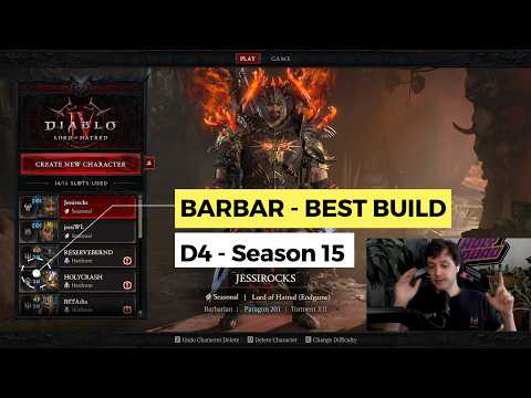 Diablo 4: Der beste Barbar Build für Season 15 (WIRBELWIND)
