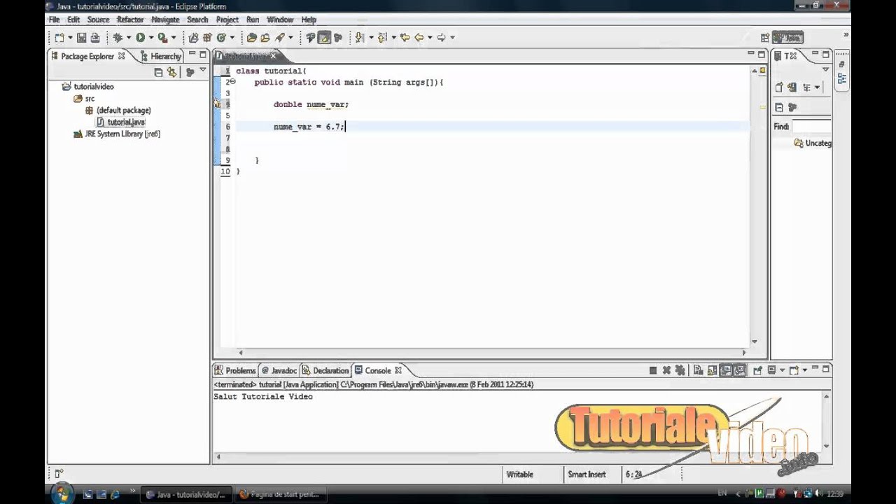 Tutoriale Video java nr 5 - YouTube
