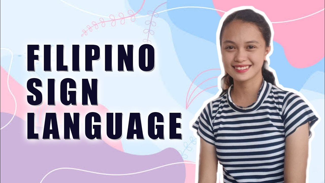 Alphabet Filipino Sign Language | Tutorial Video | Sarah Shine Ramos ...