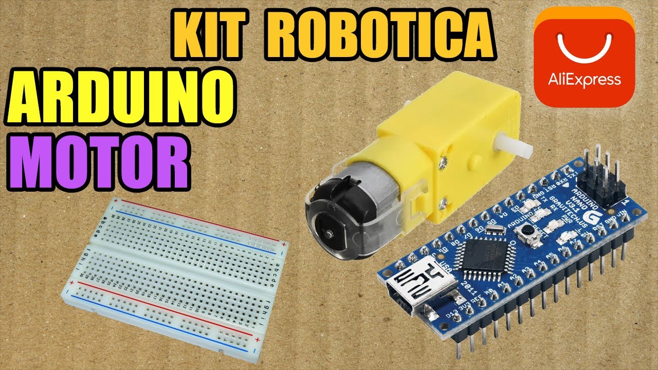 ARDUINO DO AliExpress KIT ROBOTICA - YouTube