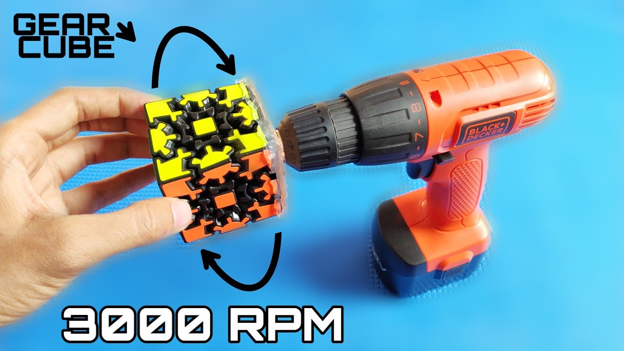 Gear Cube At 3000 RPM || High Speed Rotation OF Gear Cube || World ...