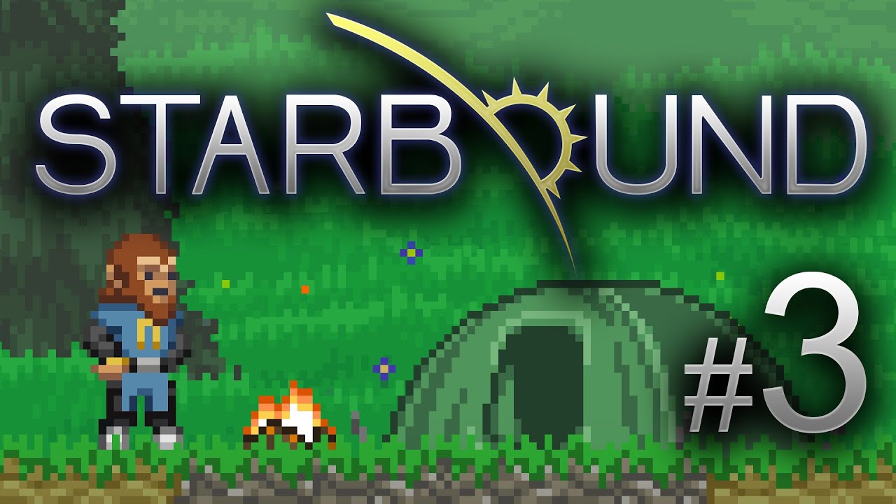 Let's Play Starbound (3) (60fps) - Cave Exploring and Crafting - YouTube