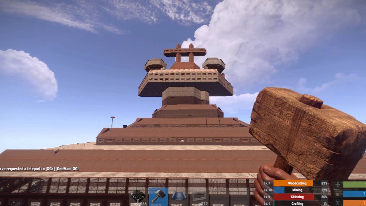 RUST GAMING - - Star Destroyer Build - YouTube