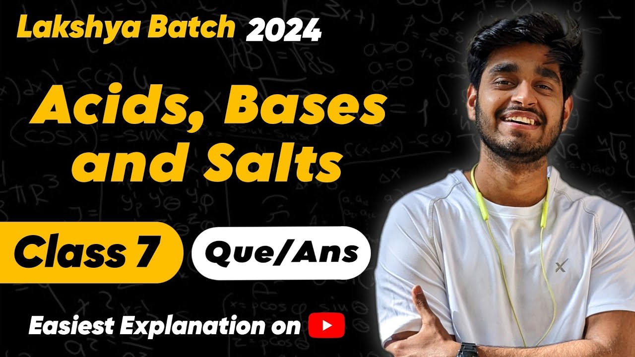 Acids, Bases and Salts Class 7 Science Chapter 4 Question Answers - YouTube