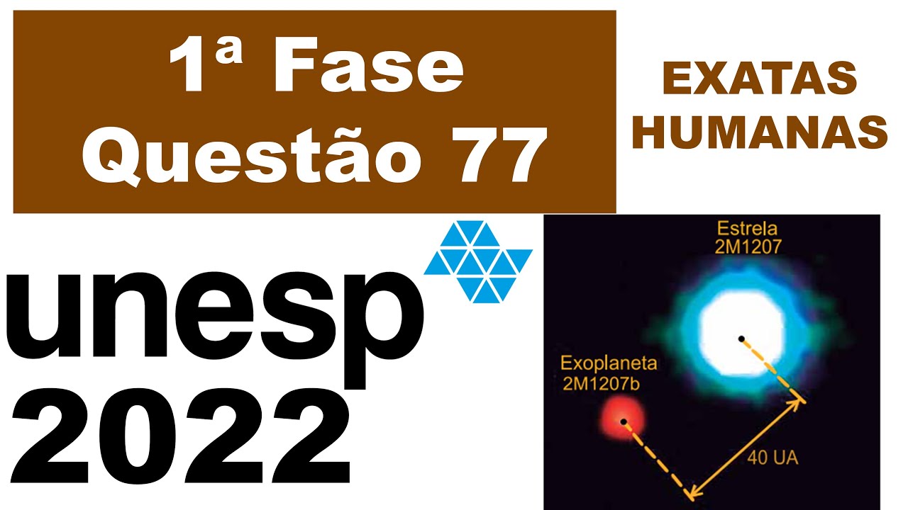 (Unesp 2022) A imagem mostra o exoplaneta 2M1207b em órbita ao redor de ...
