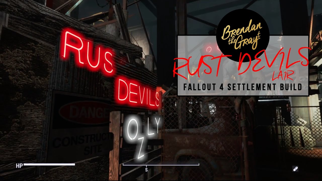 Fallout 4 Settlement Build - Rust Devils Lair - YouTube