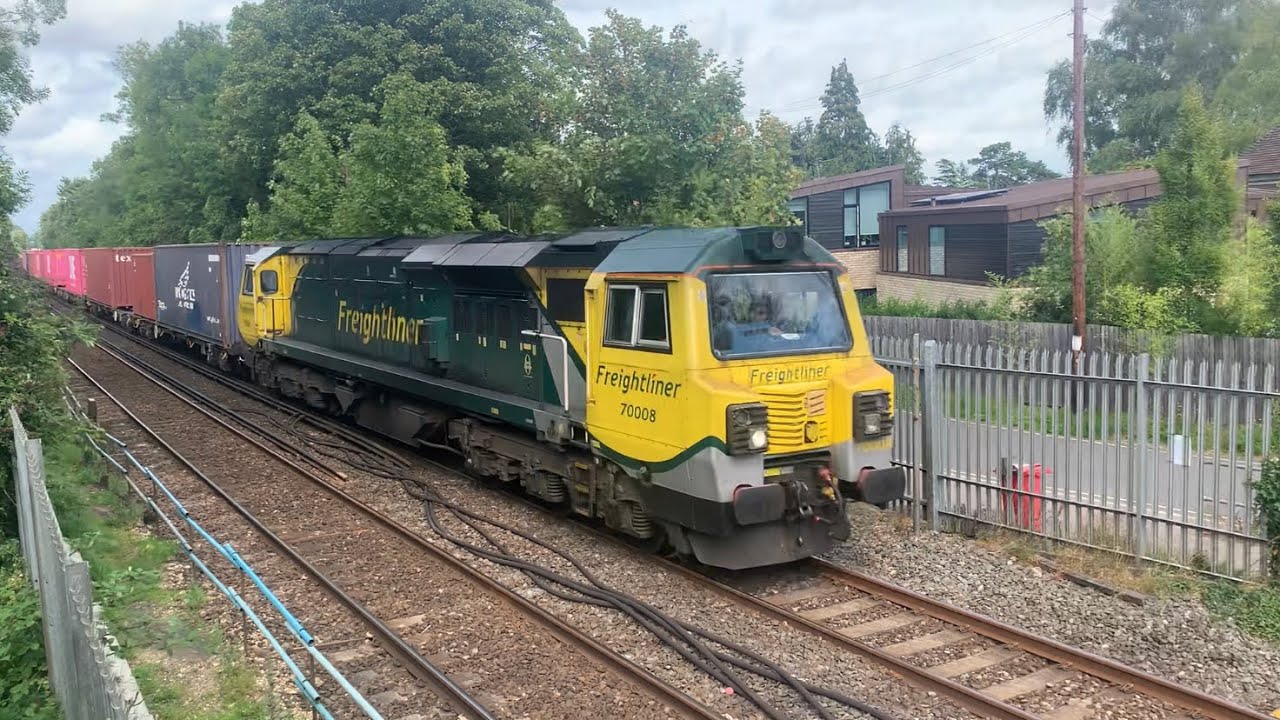 Class 70 | 70008 | Freightliner - YouTube