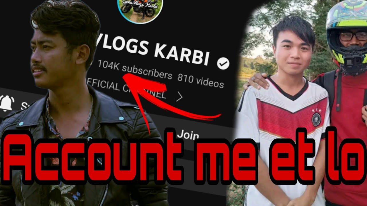 Genu Vlogs account me et lo - YouTube