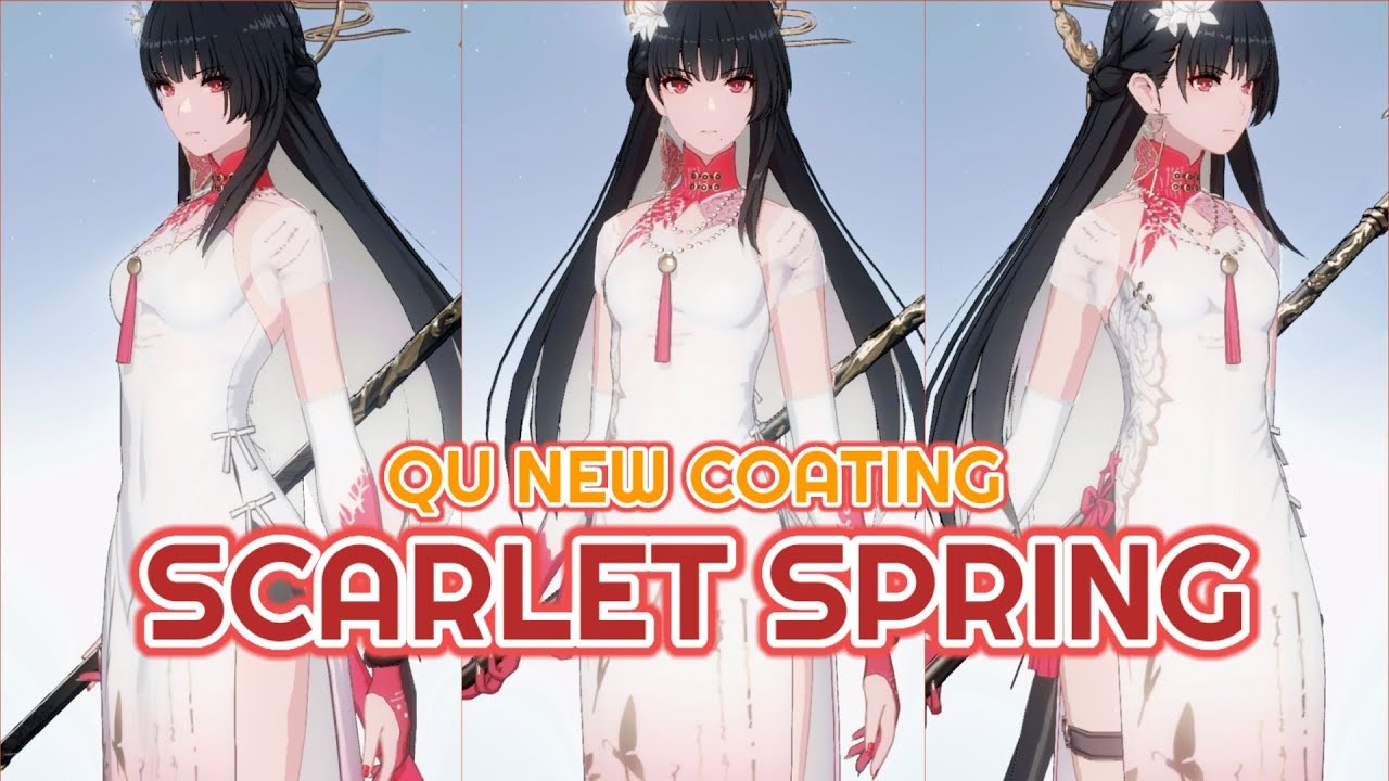 QU PAVO SCARLET SPRING ELEGANCE NEW SKIN & EFFECT || PUNISHING GRAY ...