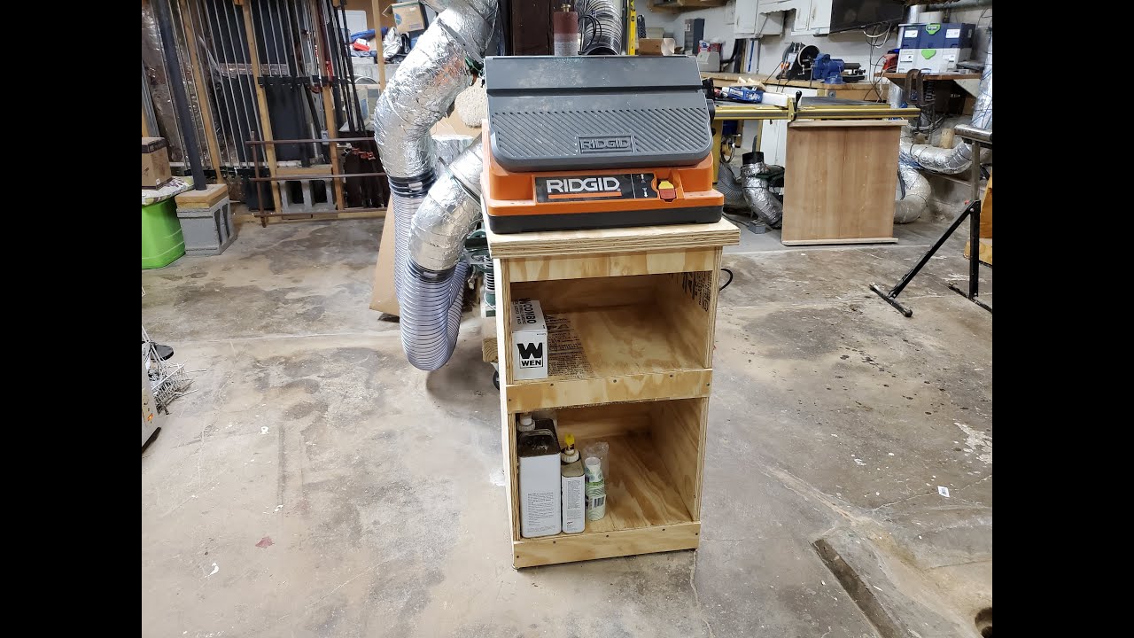 Oscillating Spindle Sander Stand - Time-Lapse - YouTube