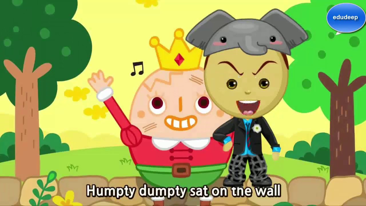 Humti dumpty sat on wall / Nursery rhyme / standard frist subject ...