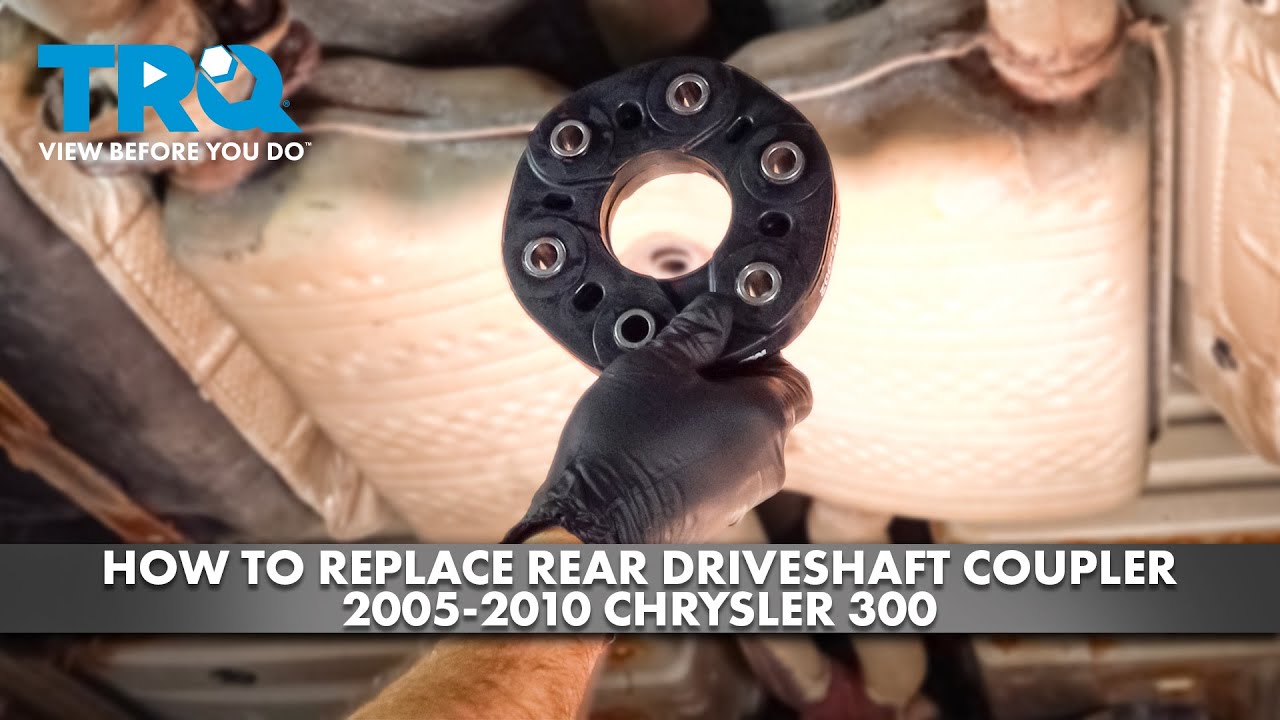 How to Replace Rear Driveshaft Coupler 2005-2010 Chrysler 300 - YouTube