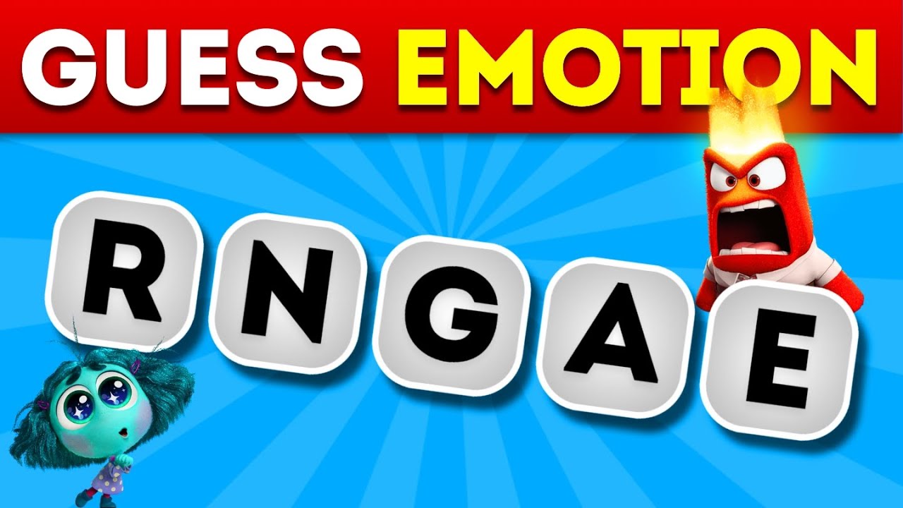 Inside Out 2 Quiz 🧠☝️ 🎁 Can You Guess The Emotion By Letters 🔤 INSIDE ...