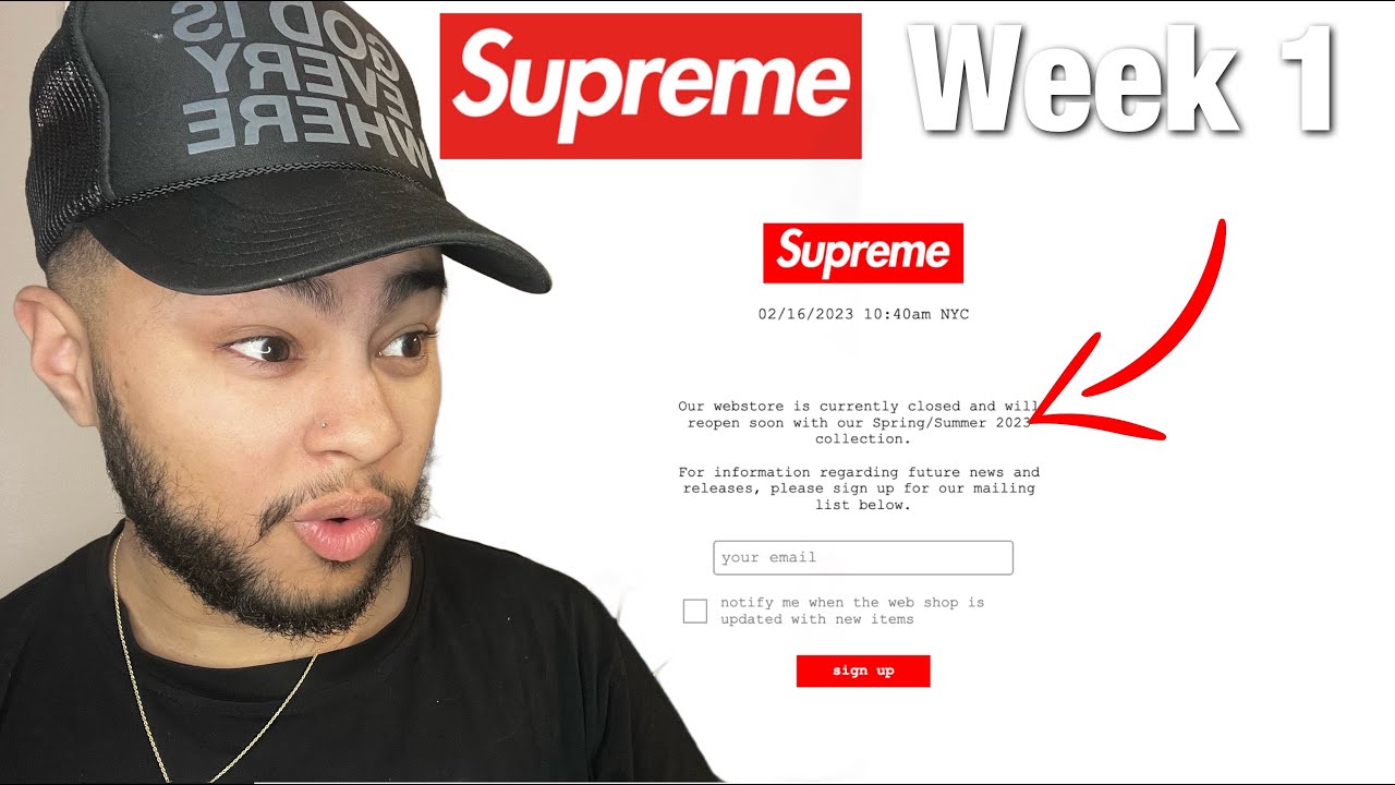 Supreme Box Logo Live Cop ! | SS23 - YouTube